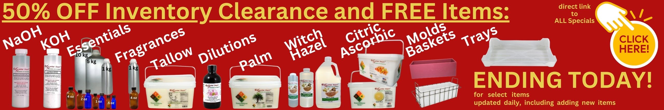 Potassium Hydroxide - Potash - KOH: Essential Depot