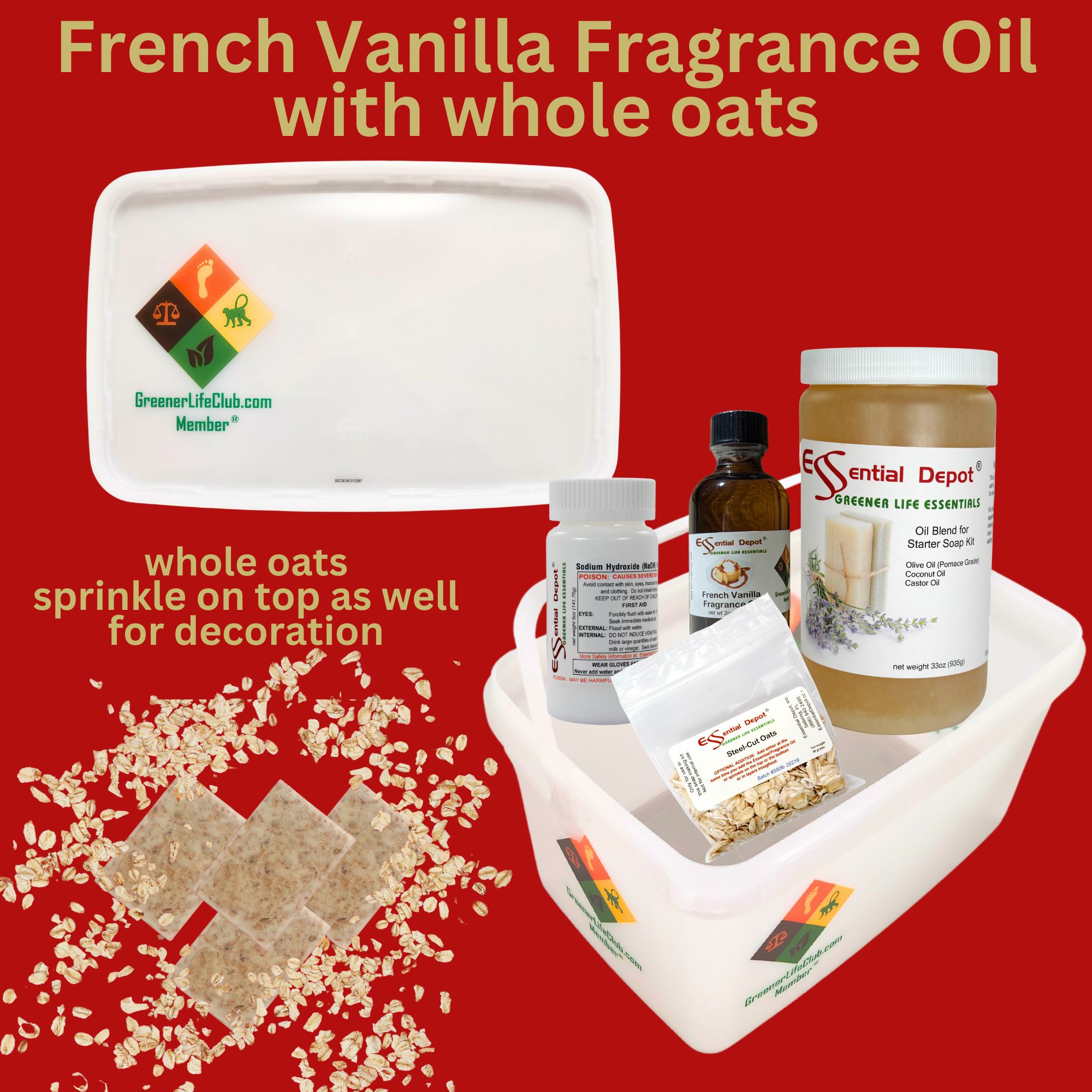 Refill Pack - Starter Soap Making Kit - Customized To Your Selection ...